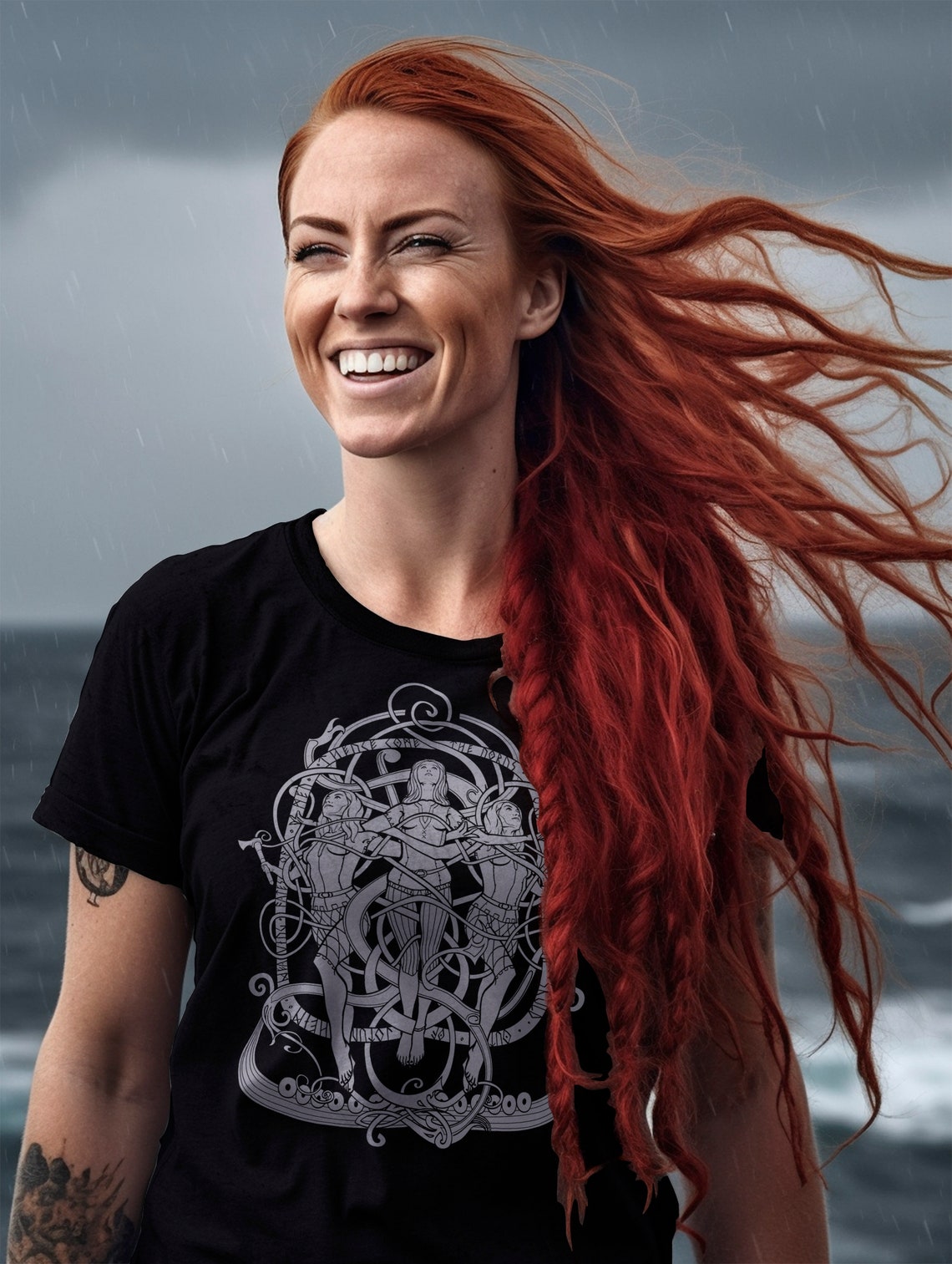 THE NORNS - Viking T-shirt, Valkyrie Shirt, the Fates, Goddess, Viking ...