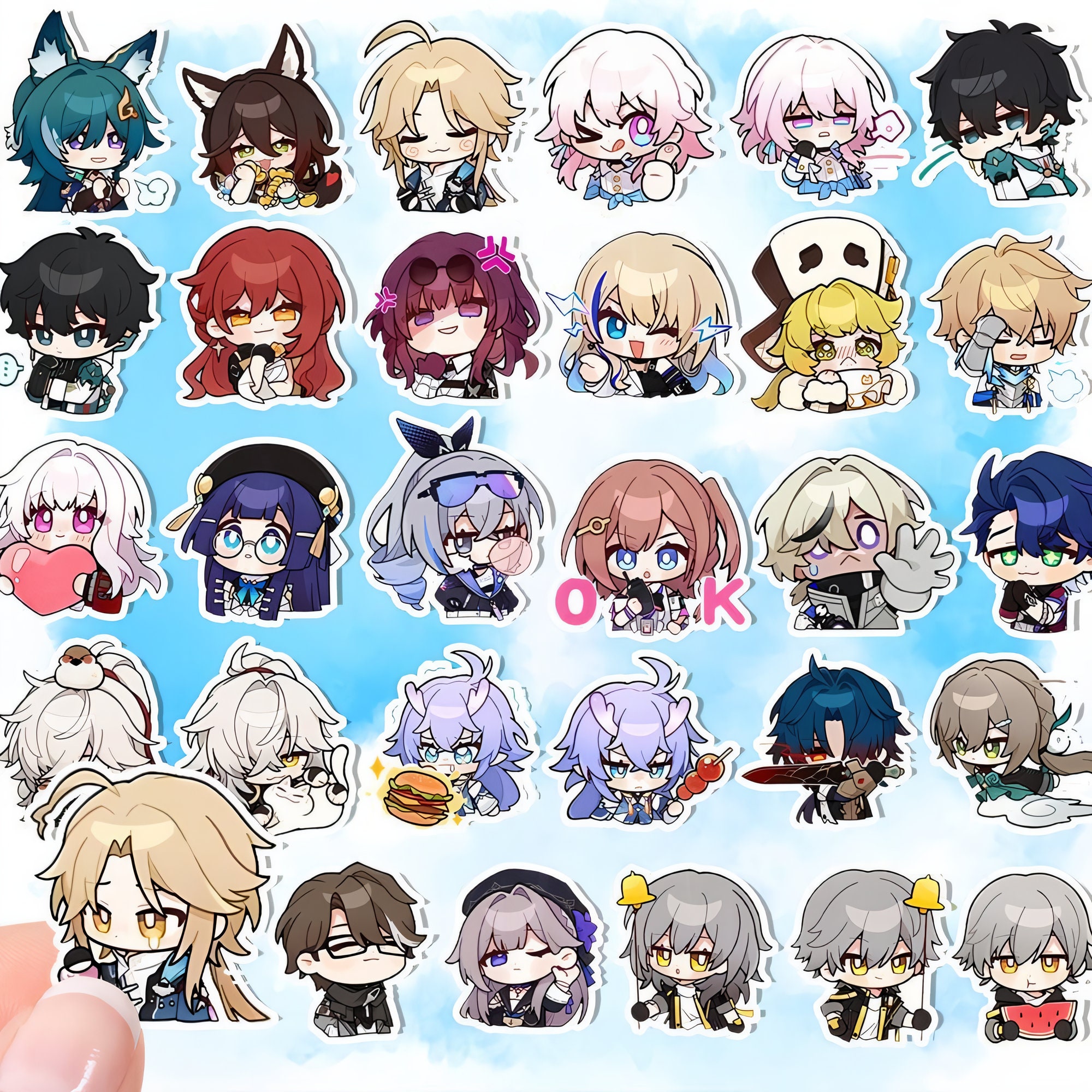 Honkai: Star Rail Merch Fans Collection Role Sticker March 7th Welt ...