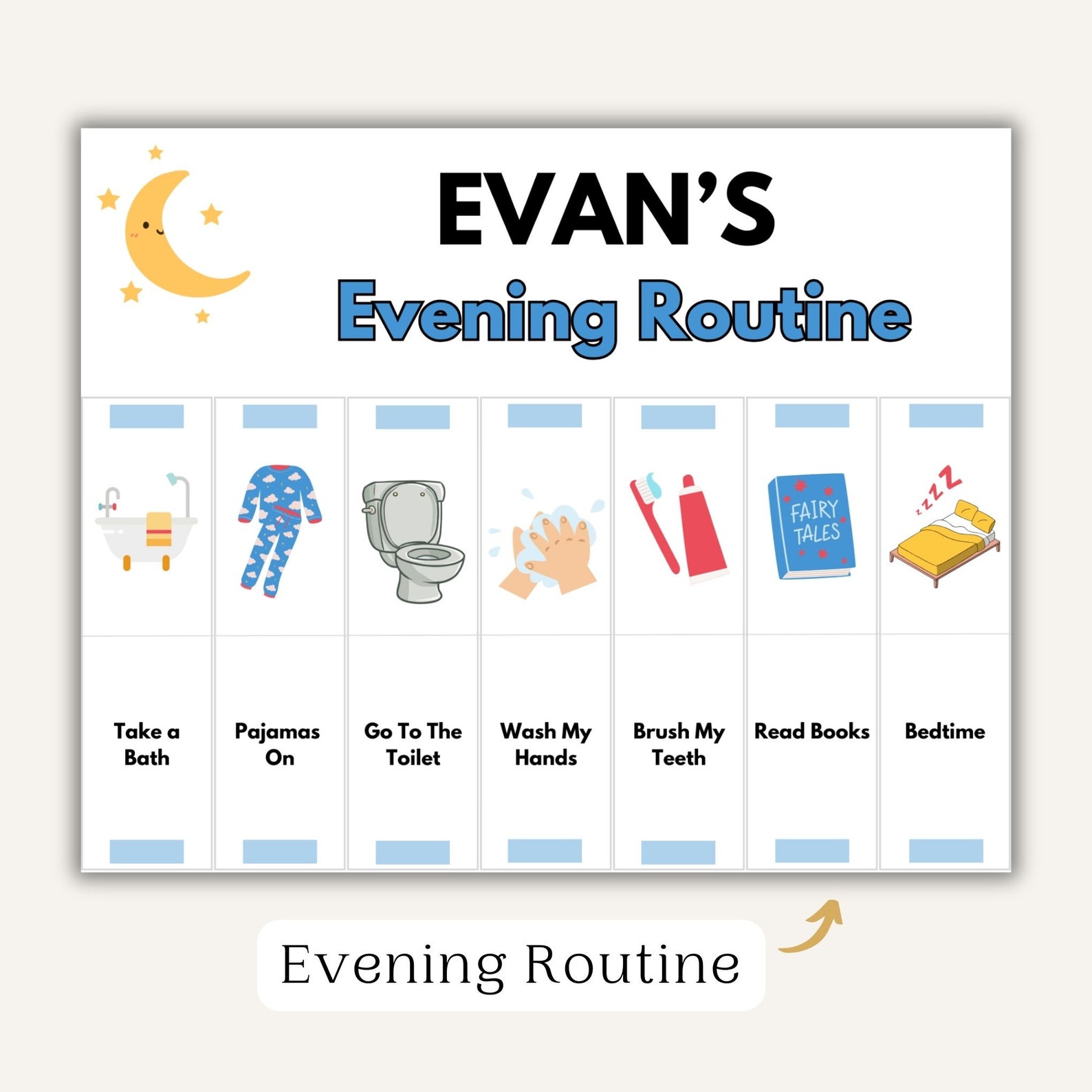 Daily Routine Flip Chart for Morning, After School & Evening | Morning ...