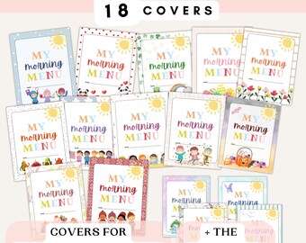 Preschool Morning Menu Printable, Homeschool Preschool, Preschool ...