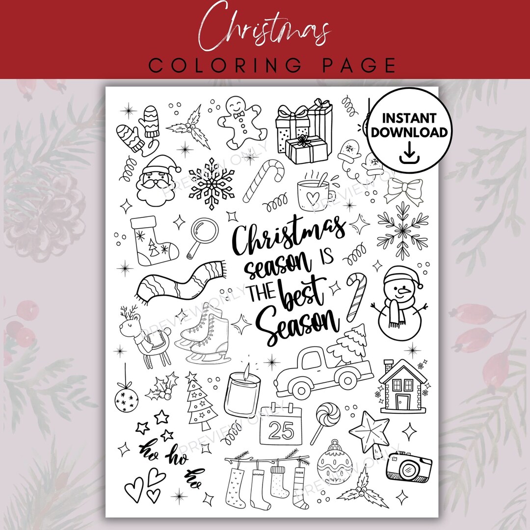 Coloriage de Noël à imprimer, Activités de Noël, Coloriages de Noël ...