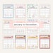 Printable Kids Calendars Undated, Preschool Morning Menu Printable ...