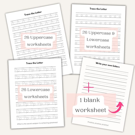 Hojas De Trabajo Trazables Con La Letra A HI97746 11 Kit De Patrones