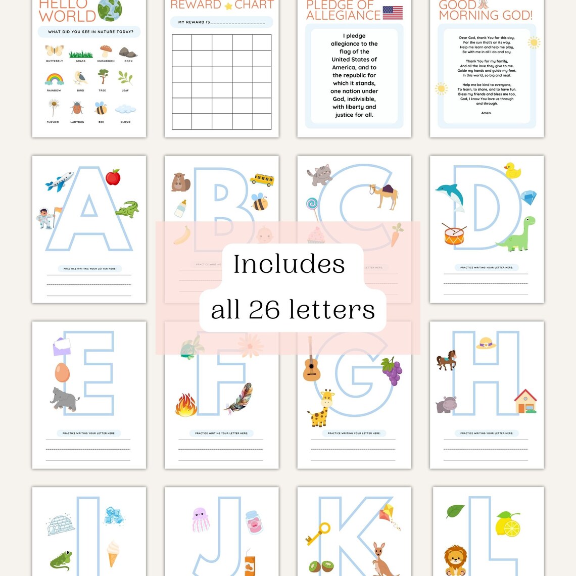 Preschool Morning Menu Printable, Homeschool Preschool, Preschool ...