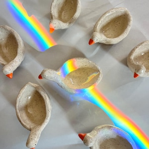 Handmade Ceramic Silly Goose Ring Dish - Etsy