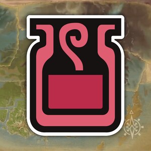 Monster Hunter World Potion Stickers - Etsy