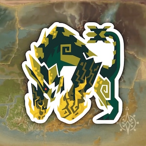 Monster Hunter World Stickers - Etsy