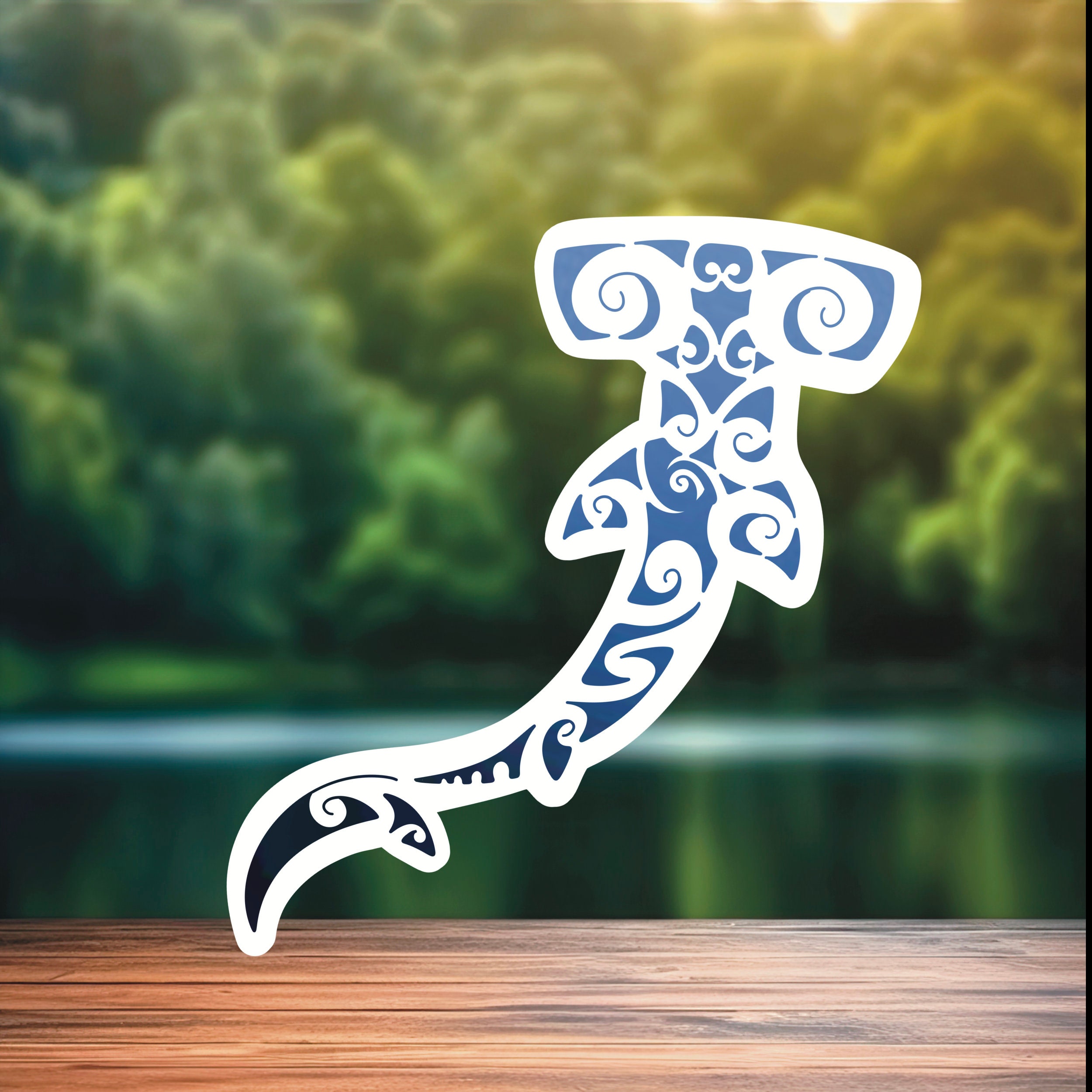 Hammerhead Shark Sticker - Etsy