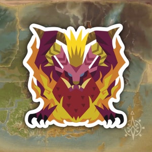 Monster Hunter World Stickers - Etsy