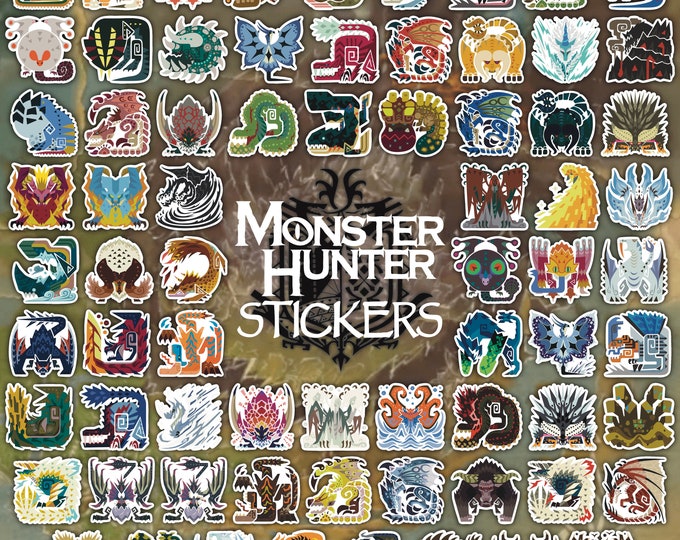 Monster Hunter World Elder Dragon Stickers - Etsy