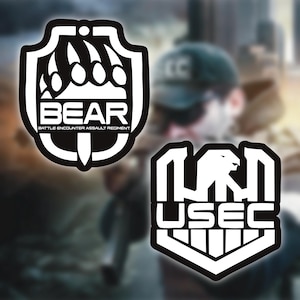 Escape From Tarkov BEAR & USEC Stickers - Etsy