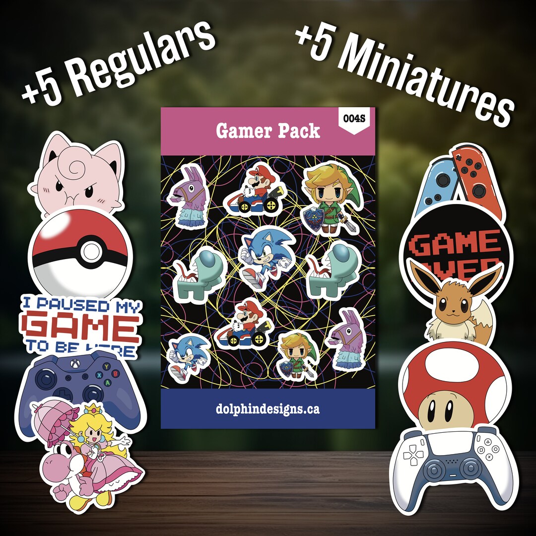Gaming Guru Sticker Bundle - Etsy