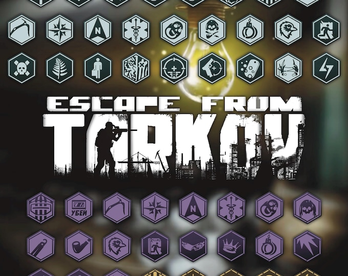 Escape From Tarkov Achievement Stickers - Etsy