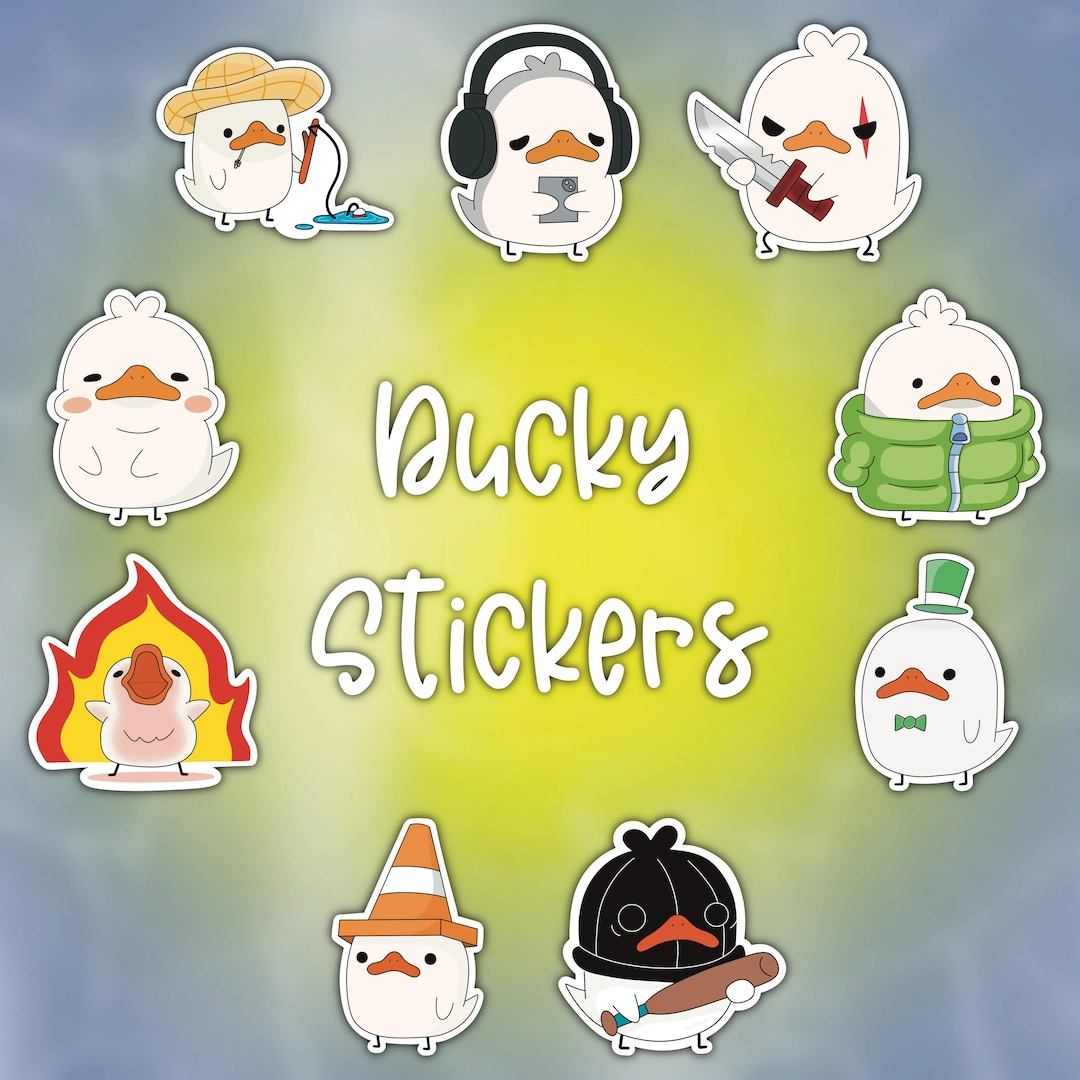 Ducky Stickers - Etsy