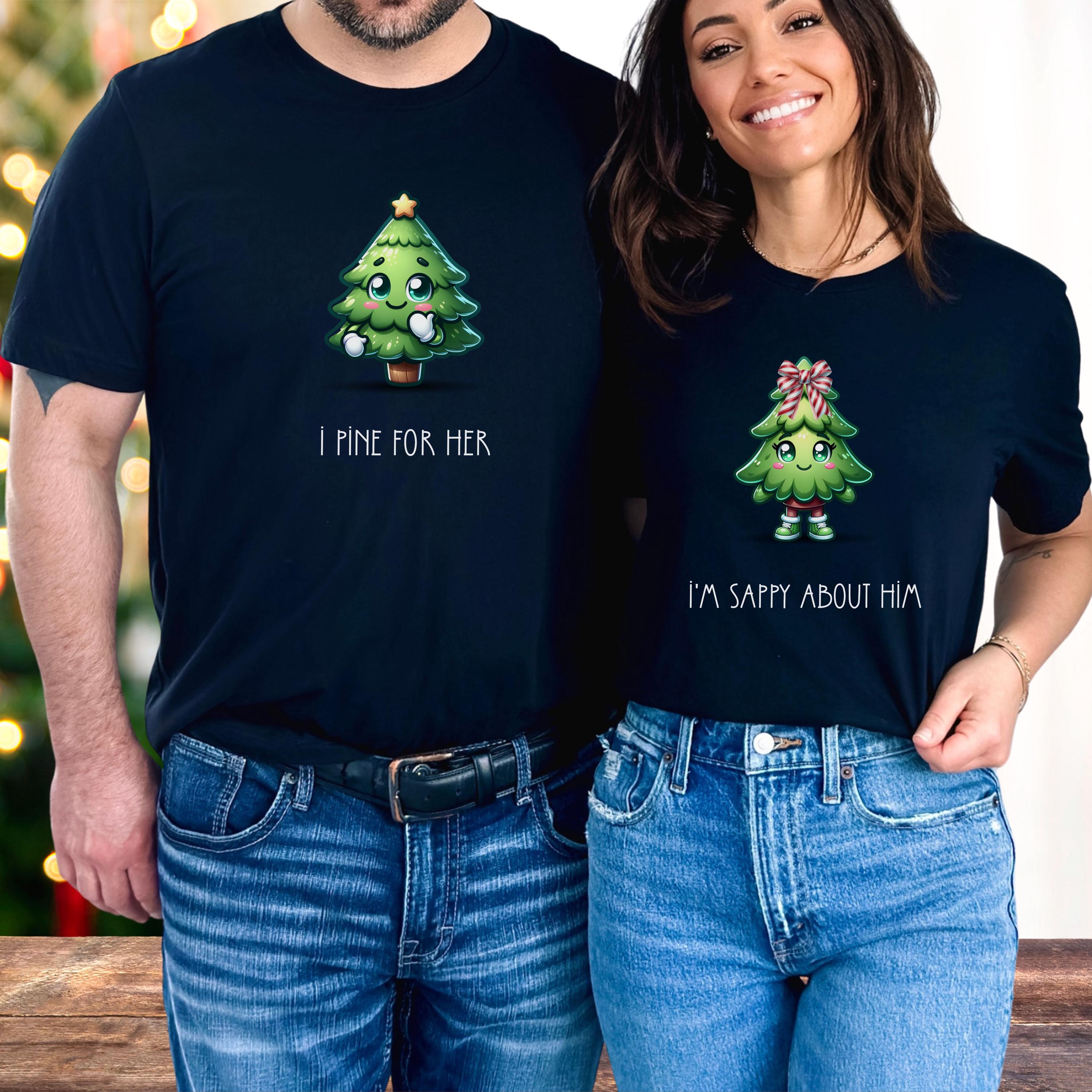Funny Matching Couple Christmas Shirts, Christmas Couples Shirts ...