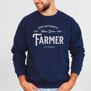 Custom Vintage Farming Sweatshirt, Farm Lover Gift, Cow Dairy Farm T ...