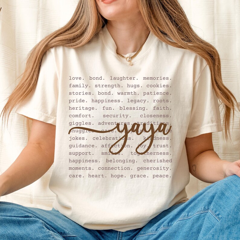 Yaya Definition Sweatshirt Ya Ya Sweater Grandma Yaya Shirt Mothers Day ...
