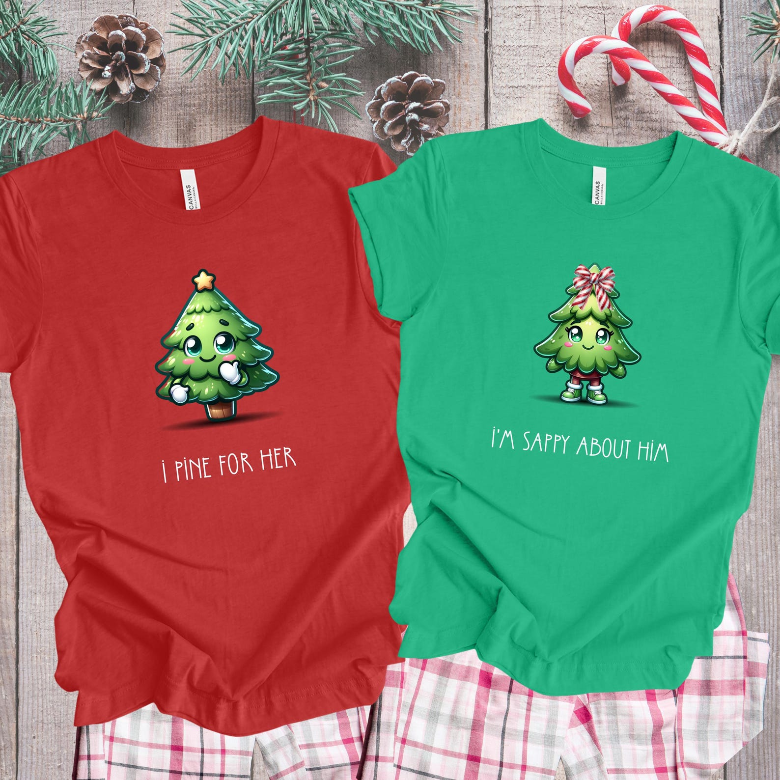 Funny Matching Couple Christmas Shirts, Christmas Couples Shirts ...