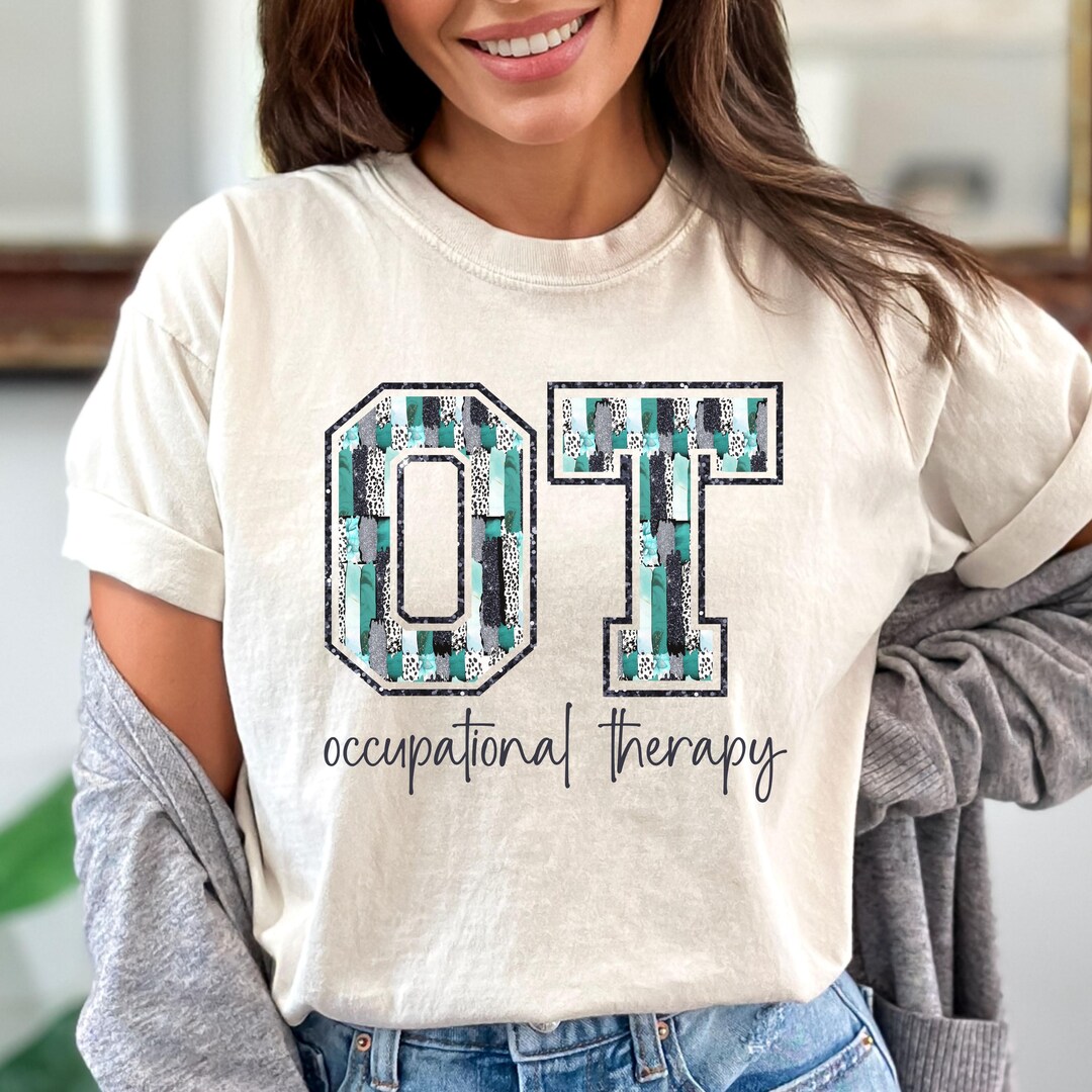 Occupational Therapy Comfort Colors® Brush Stroke Shirt, OT T Tshirt ...
