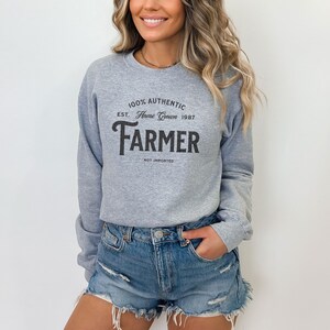 Custom Vintage Farming Sweatshirt, Farm Lover Gift, Cow Dairy Farm T ...