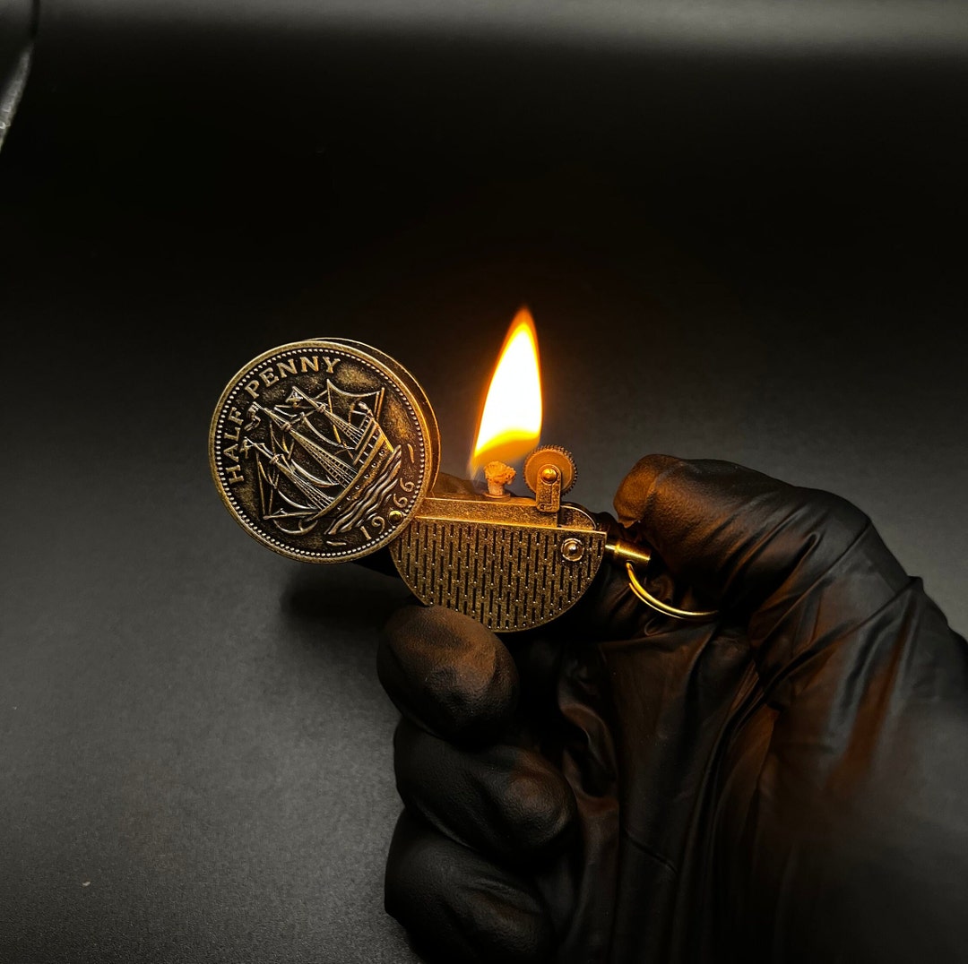 Coin Lighter Vintage Style - Etsy