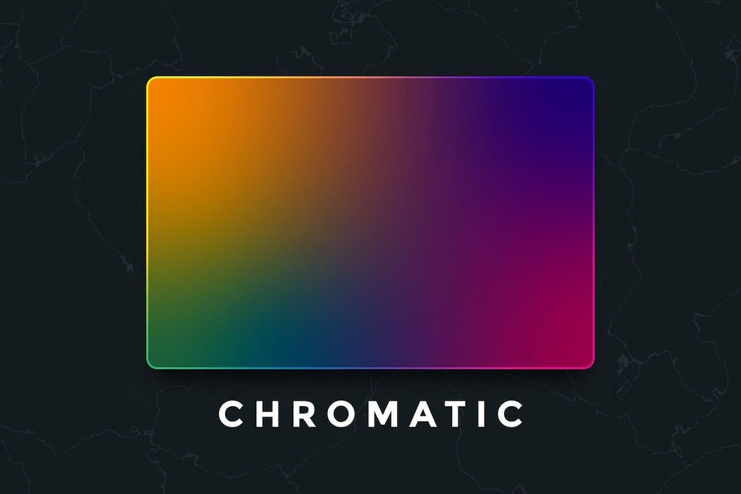 Chromatic Rainbow Gradient Background Digital Paper Abstract Background ...