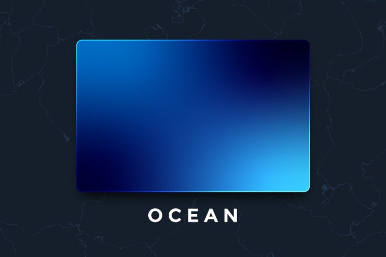 Ocean Blue Gradient Wallpaper Background Digital Paper Abstract ...