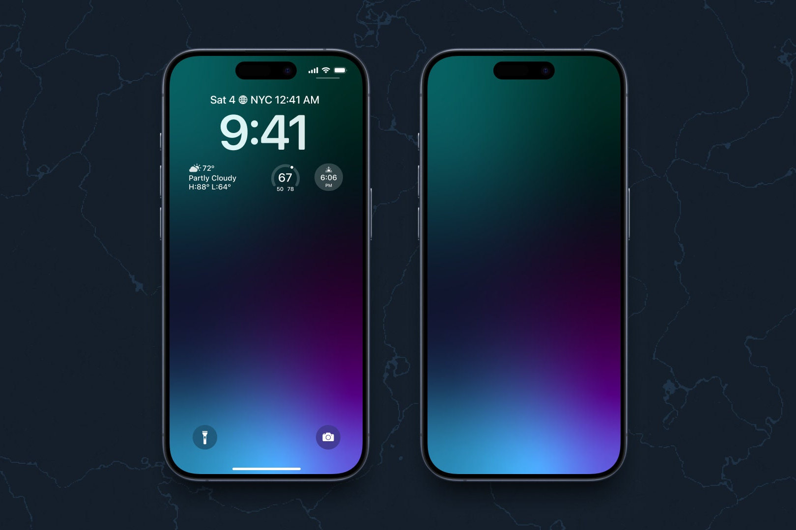 Deepsea Blue Gradient Background Digital Paper Abstract Background Dark Colors, Instant Download ...