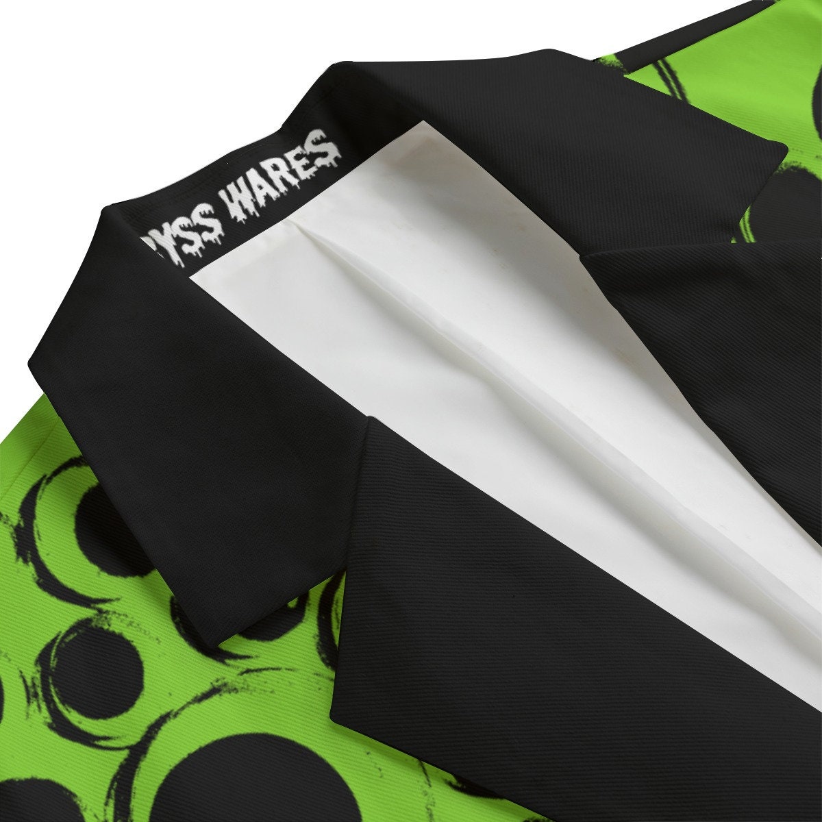 Eyeball Jacket Lime Green Weirdcore Blazer Mens Suit Coat Skibidi ...