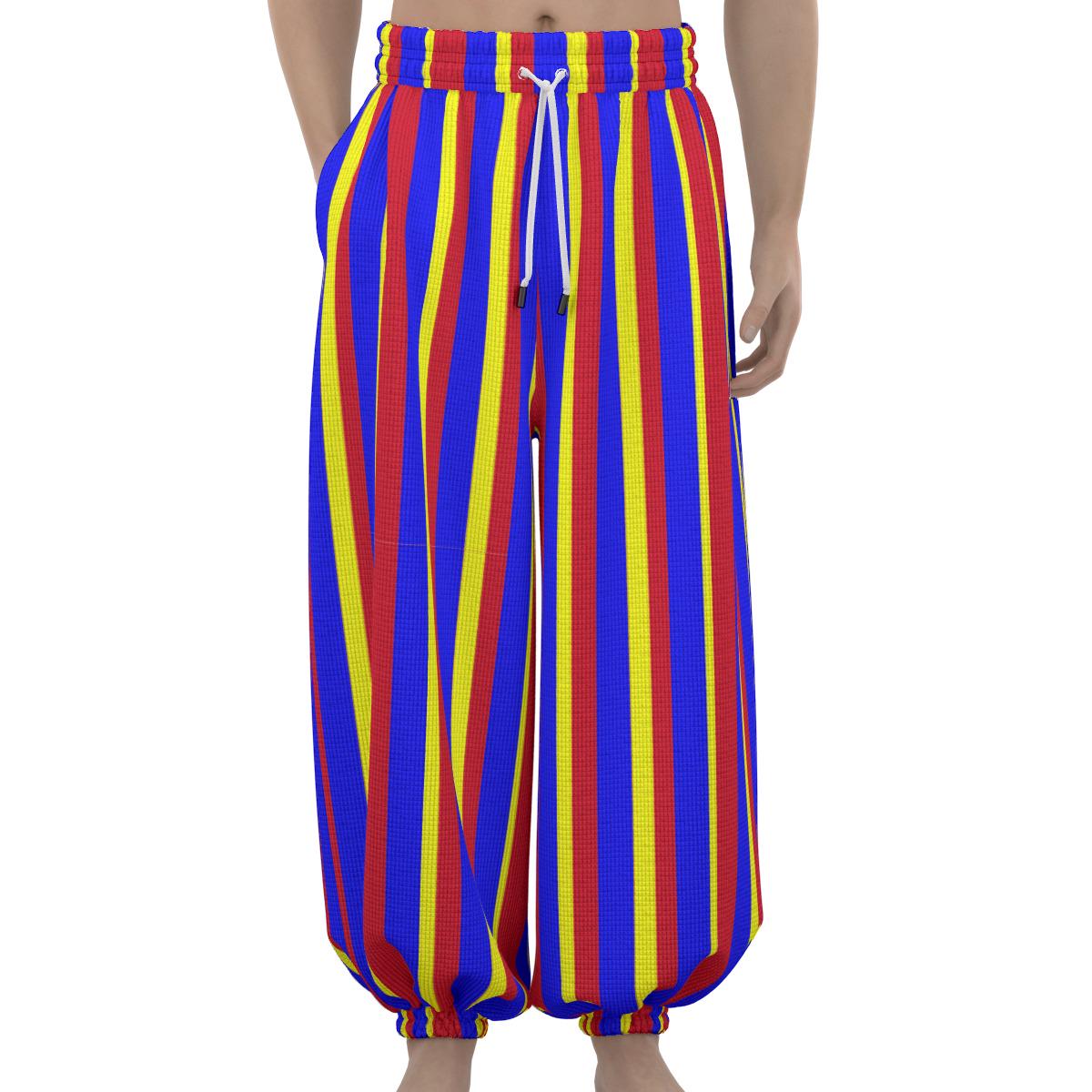 Clown Stripe Primary Color Balloon Pantaloons, Nonbinary Clowncore ...