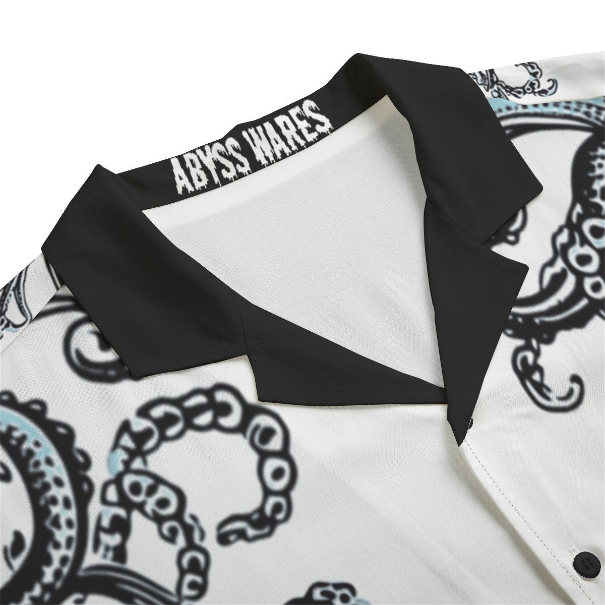 Men's Cool Tentacles Bowling Shirt Acid Goth Strange Eyes Button-up ...