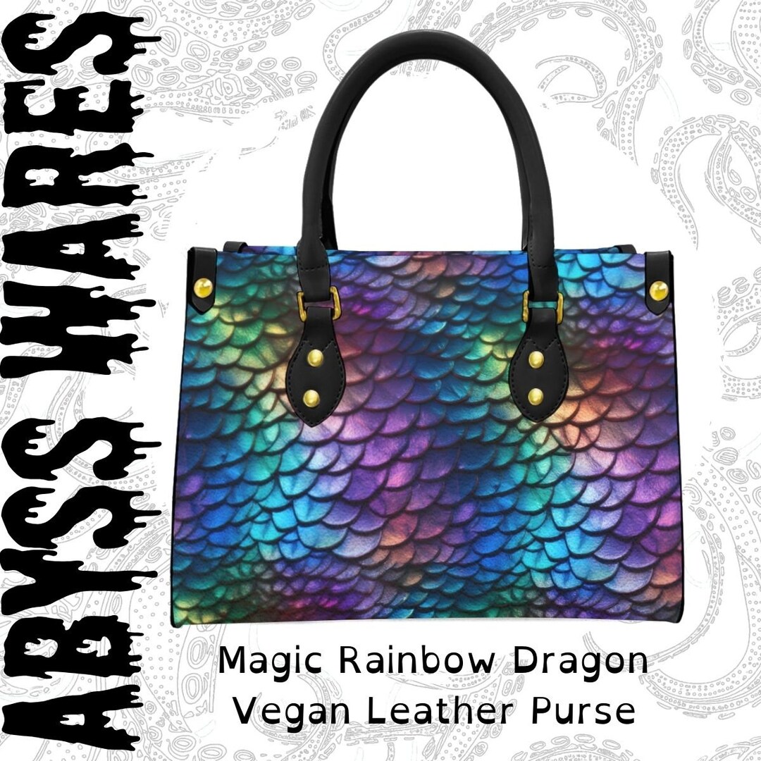 Rainbow Dragon Fish Purse Dragon Scales Iridescent Shimmer Look Egirl ...