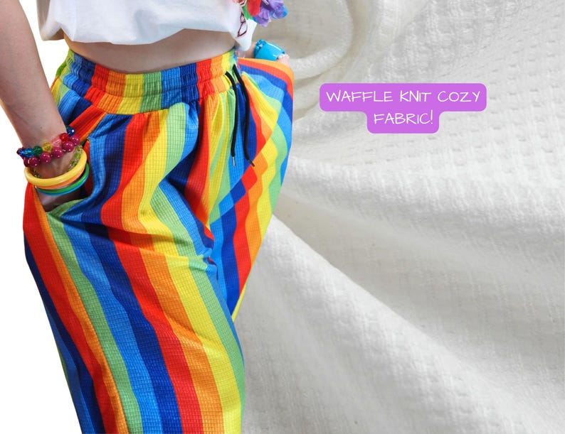 Interrobang On! Black N White Clown Pants, Funny Baggy Split Jester ...