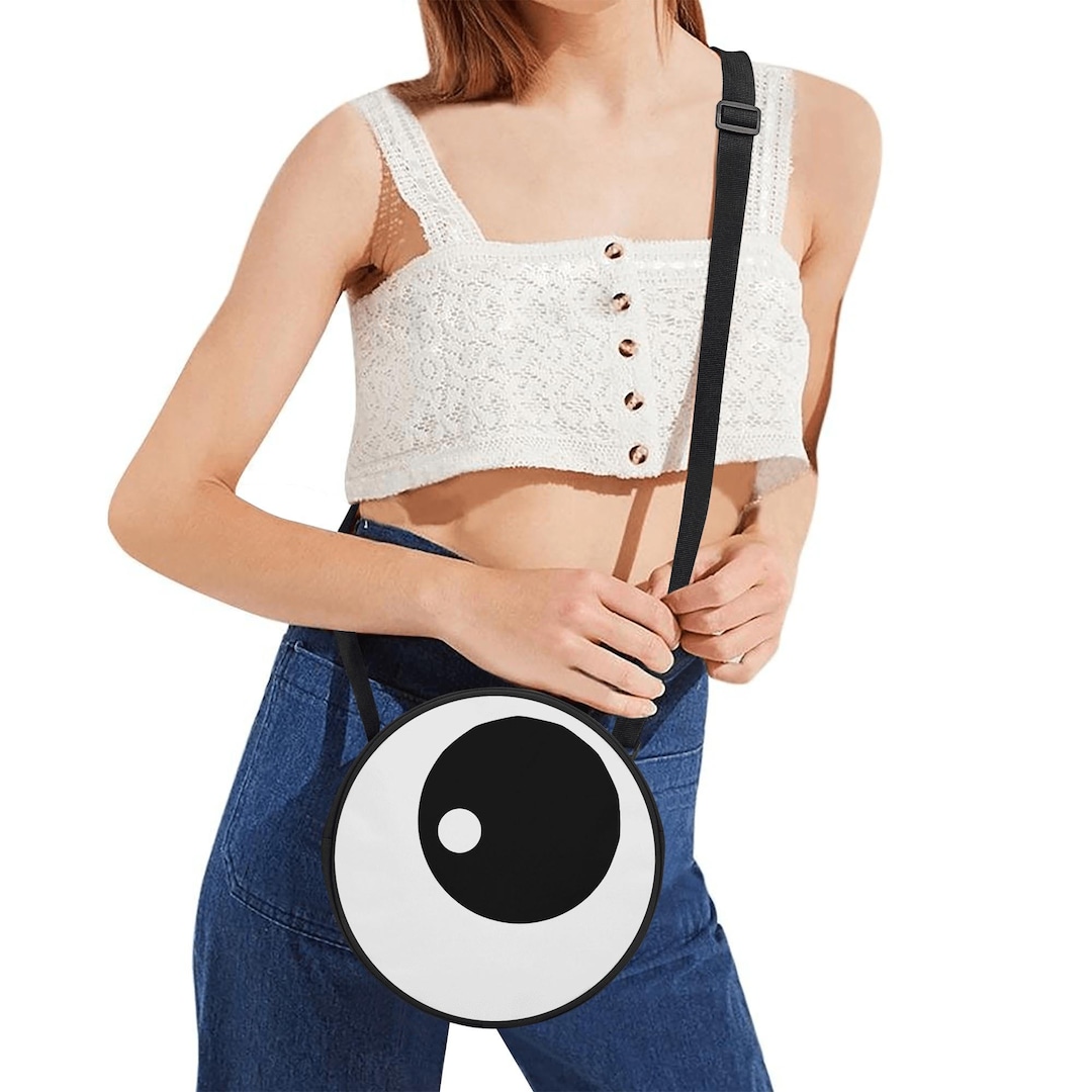 Eye-conic Crossbody, Weirdcore Clowncore Whimsigoth Purse Shoulder Bag ...
