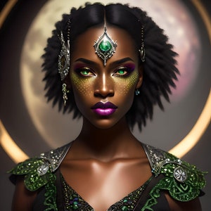 Black Digital Art Created by Artificial Intelligence - Etsy