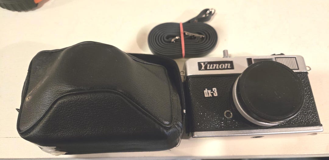 Vintage Yunon DX-3 F-45MM 35mm Point & Shoot Camera - Case and Strap - Etsy