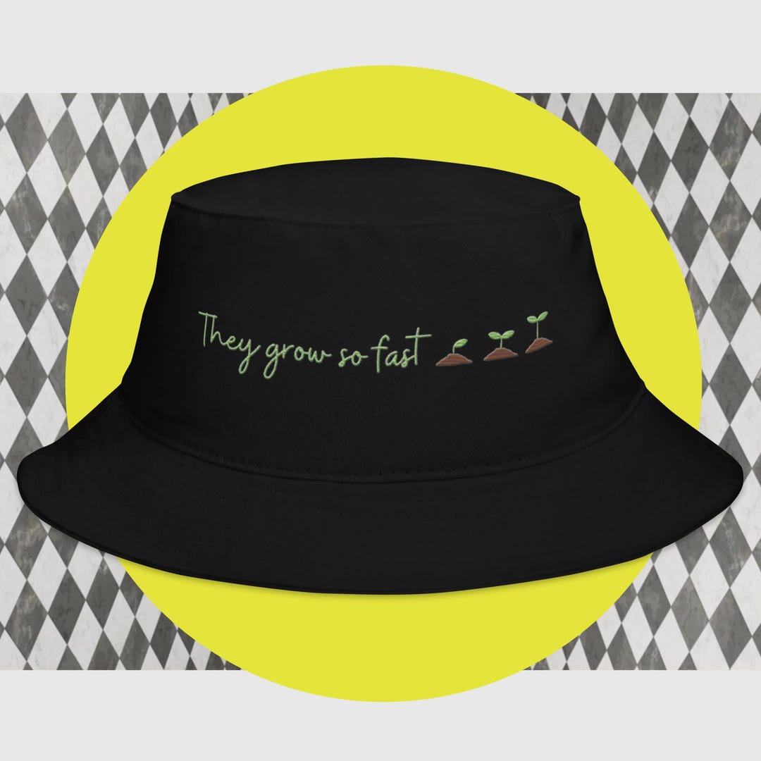 They Grow so Fast Bucket Hat, Rave Bucket Hat, Rave Trinkets, Shrek ...