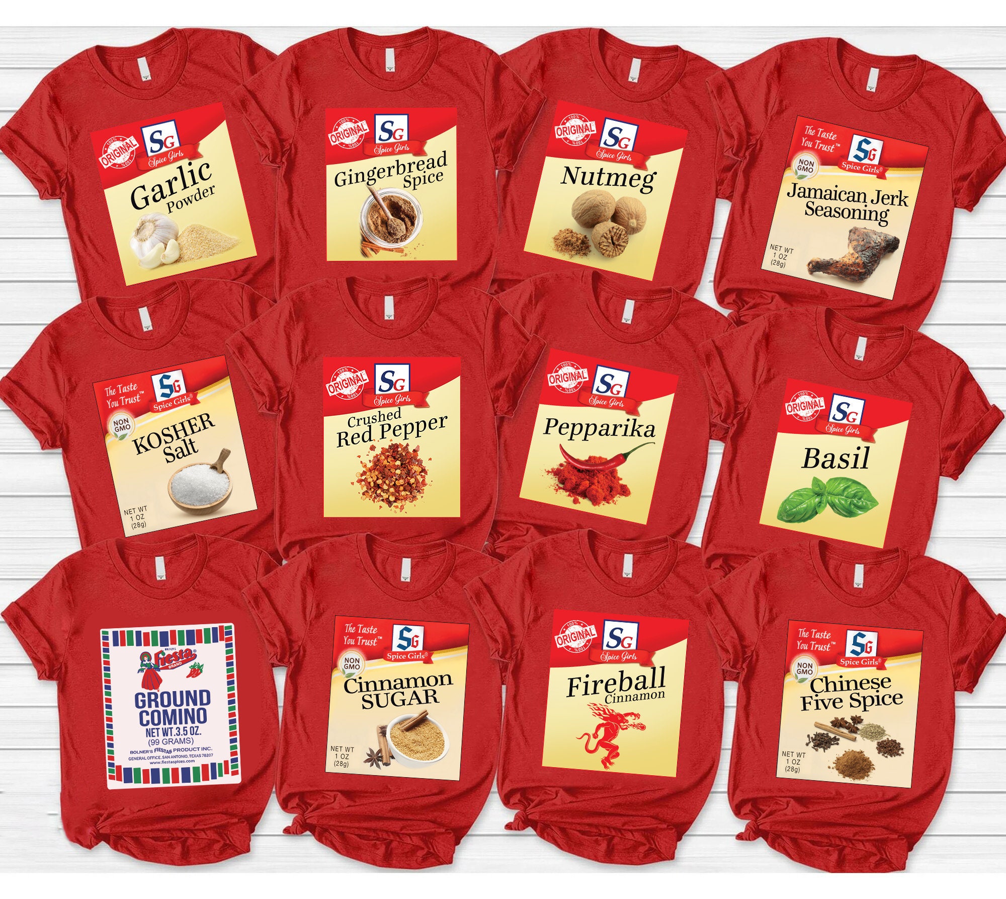 Spice Girl Halloween Costume Spice Girl Halloween Shirt - Etsy