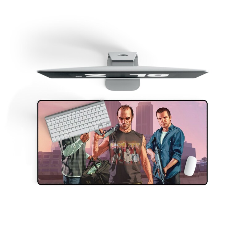 GTA 5 Mouse Pad, Trevor, Michael, Franklin, Grand Theft Auto 5 Mouse ...