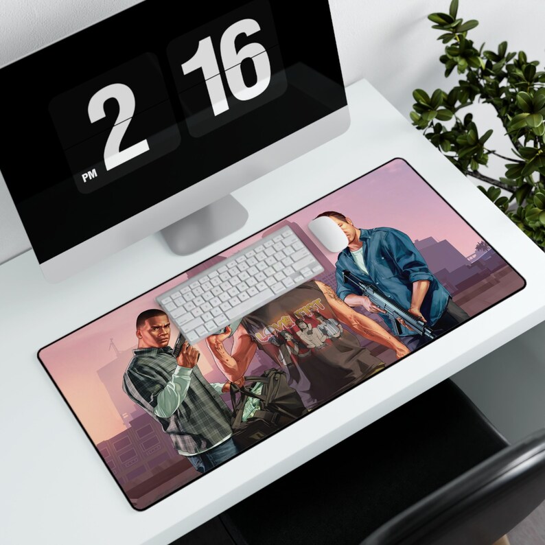 GTA 5 Mouse Pad, Trevor, Michael, Franklin, Grand Theft Auto 5 Mouse ...