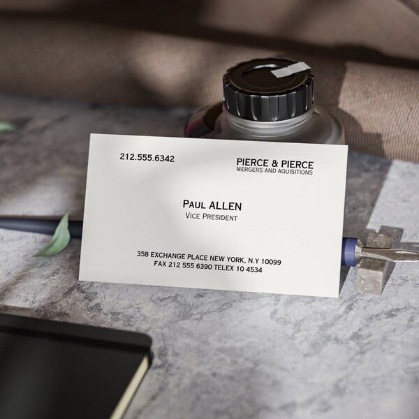 Paul Allen Business Cards - Etsy