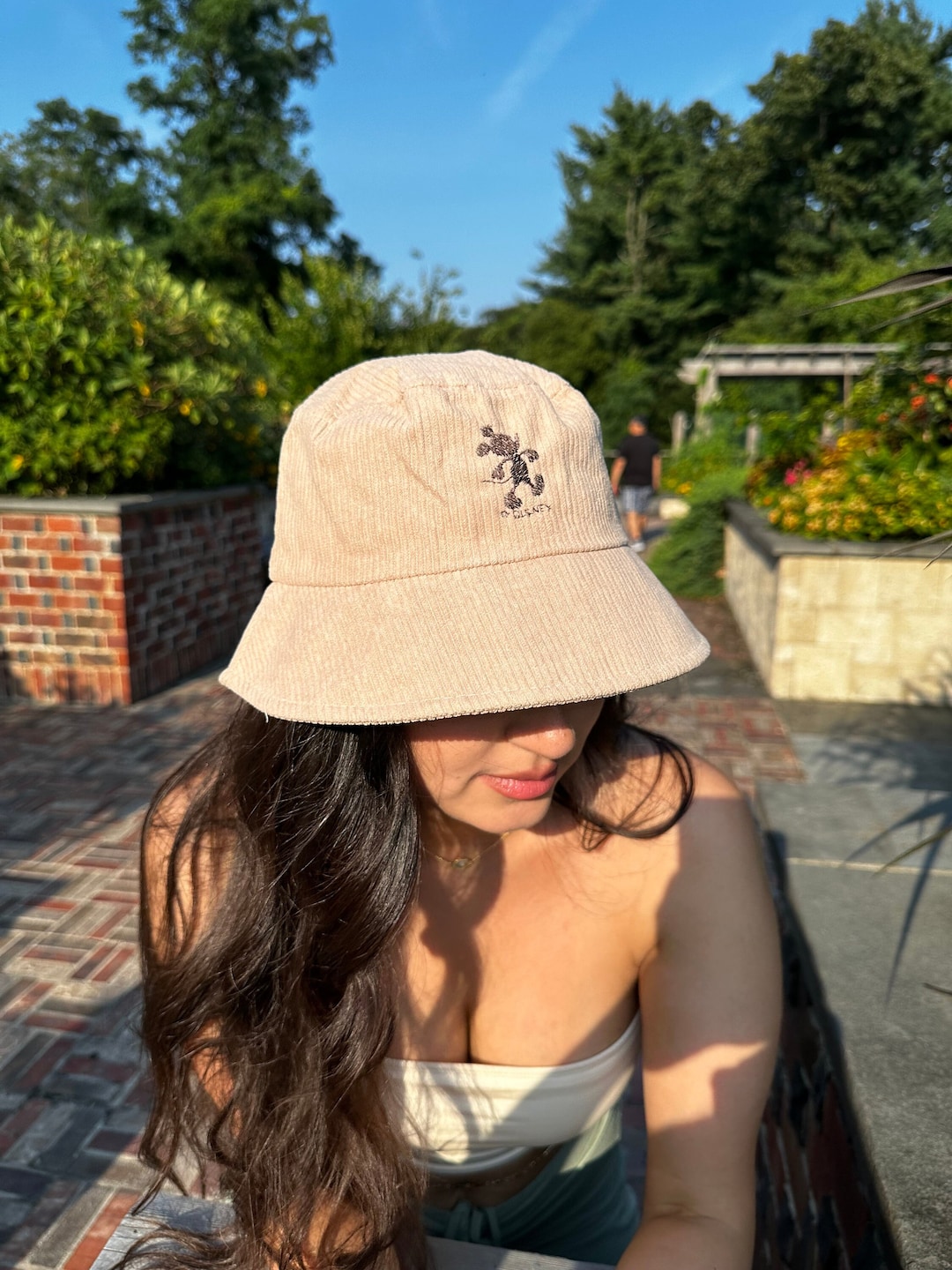 Embroidered Beige Mouse Unisex Bucket Hat - Etsy