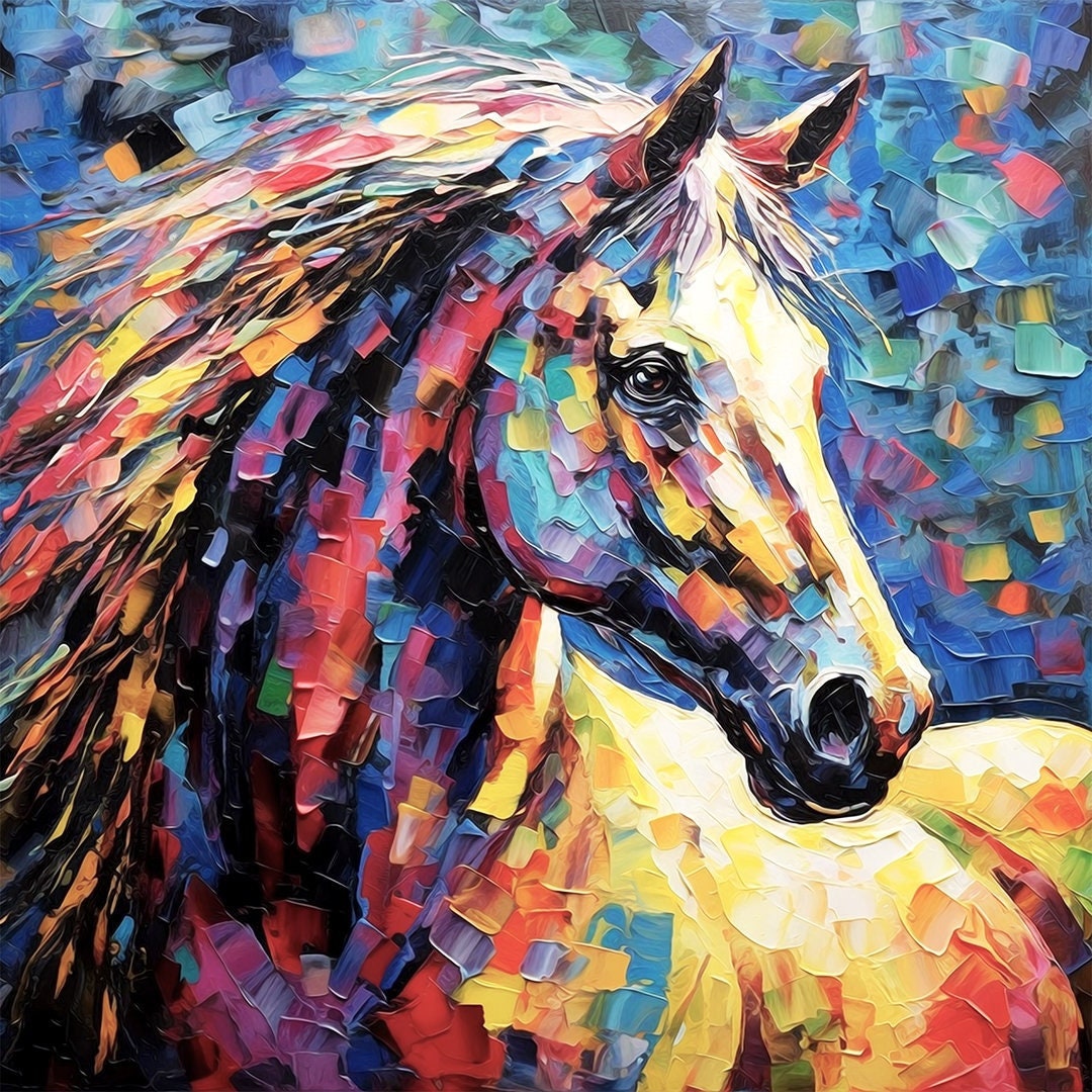 Horse Pack - AI Generated Art - Cubism, Abstract, Pop Art, Realism ...