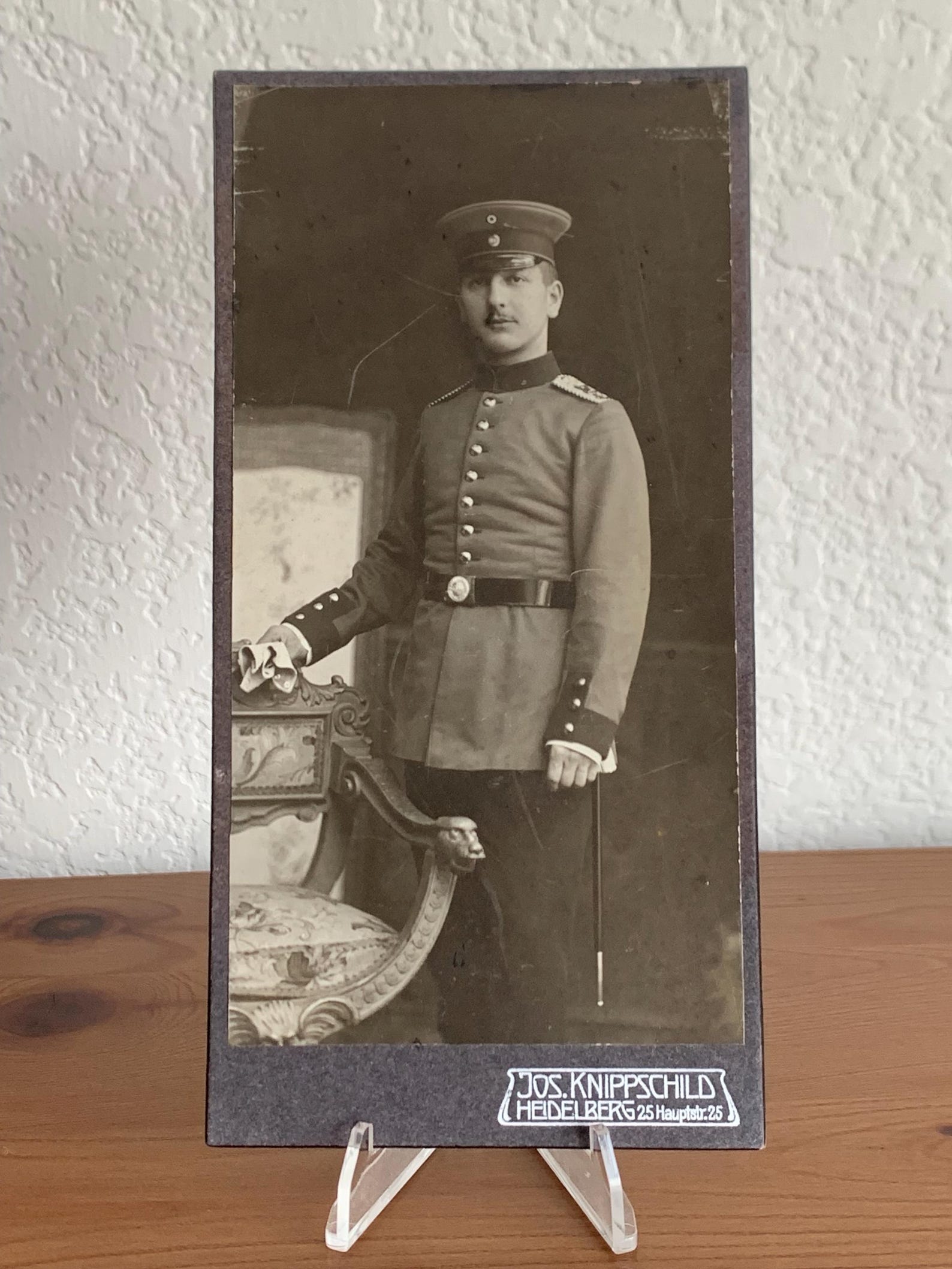 Imperial German Army Trooper Studio Photo Card Circa 1900 - Etsy