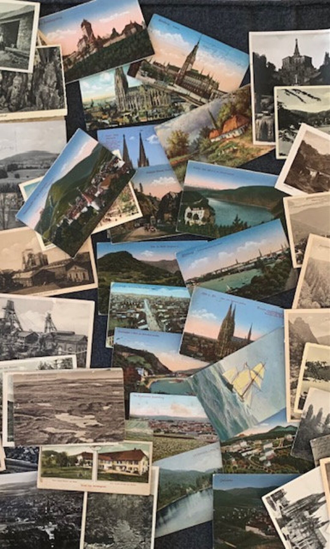 Lot of Vintage German European Postcards Color + Black White - Etsy