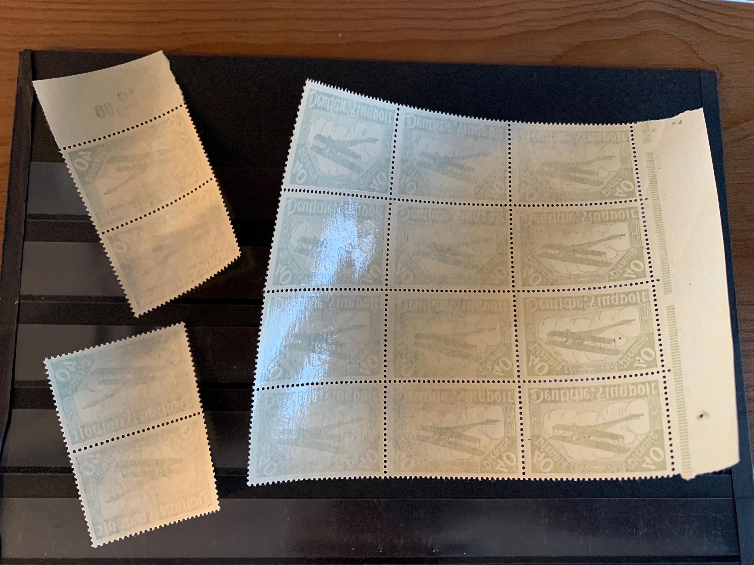 1919 Germany Stamp Deutsches Reich Flugpost 40 Pfennig Mi. Nr. 112 - Etsy