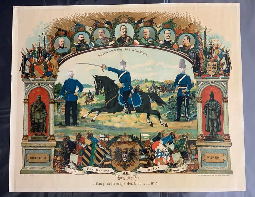 Imperial German Army Service Award Circa 1900 - Etsy