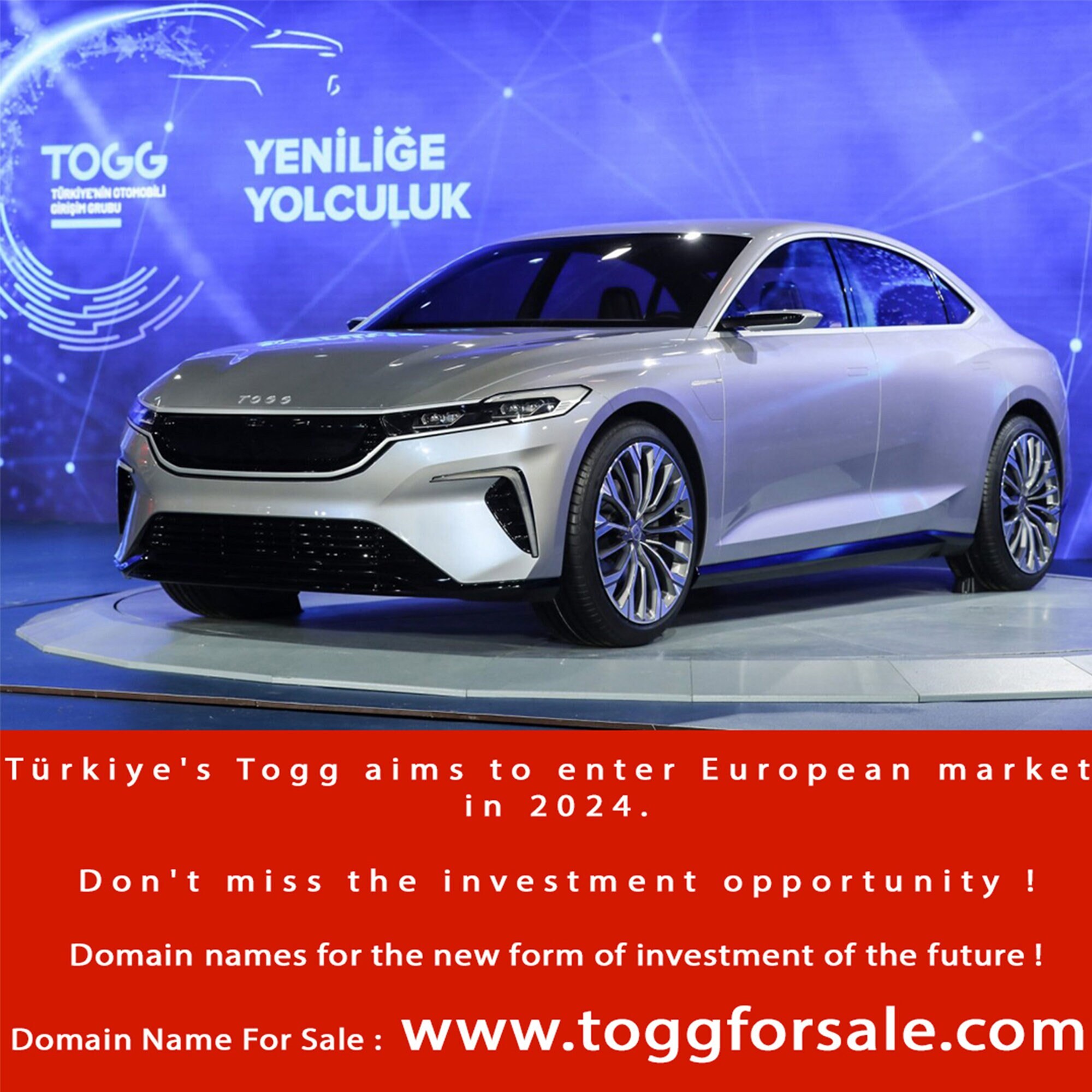 Turkey's Togg Electric Vehicles / Domain for Sale - Etsy