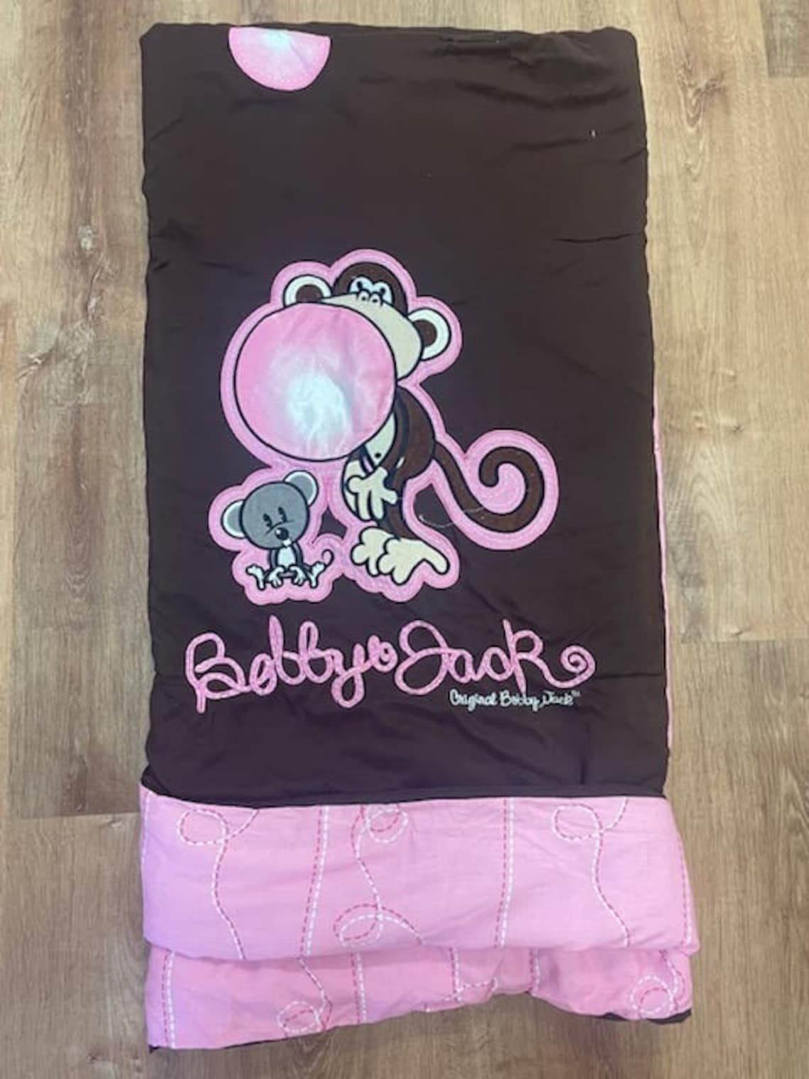 Y2K 2000s Original Bobby Jack Burst My Bubble Brown Pink Twin Comforter ...