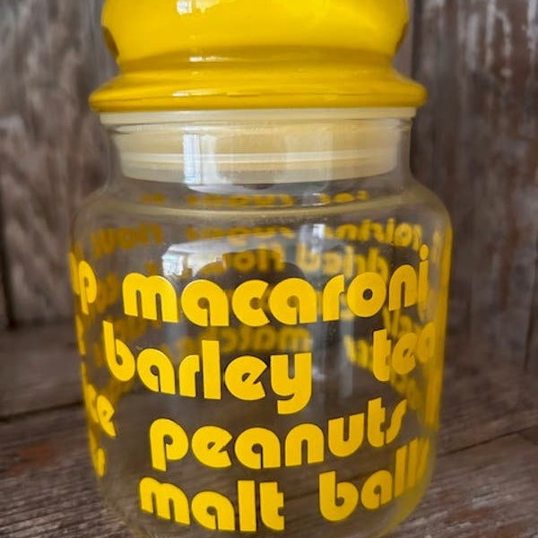 Lemon Kitchen Canisters - Etsy